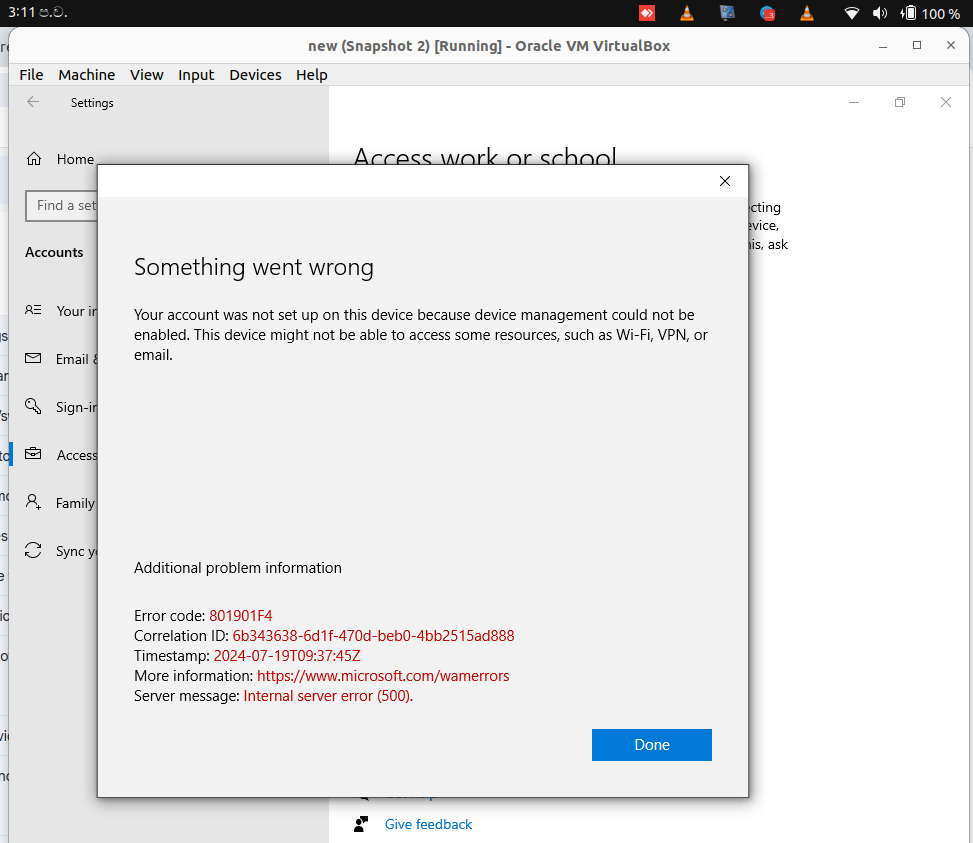 Bug #11617: Failing Windows Azure enrollments - product-uem 6.2.0 GA - Entgra.io